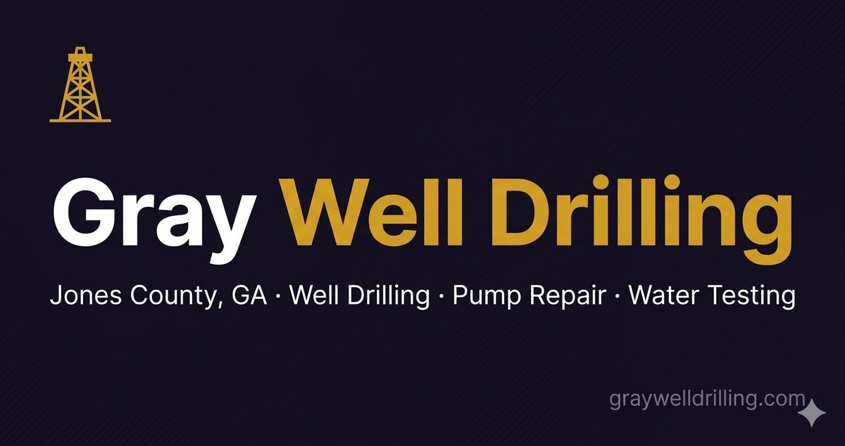 Well Drilling in Gray, GA | Jones County Water Wells — Gray Well Drilling